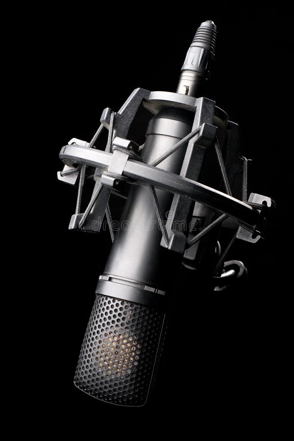 Microphone Professionnel De Studio Photo stock - Image of sonore ...