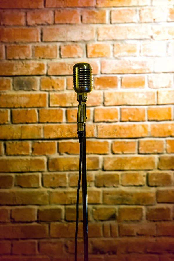 568 Microphone Brick Wall Stock Photos - Free & Royalty-Free Stock ...