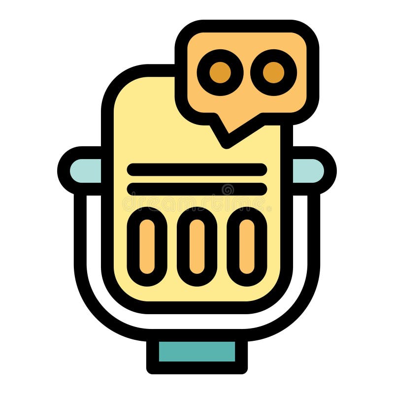 Microphone Recording Audio Message Icon Vector Illustration Stock ...