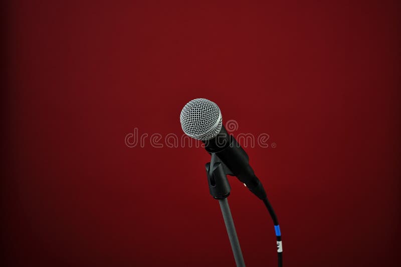 Microphone stock image. Image of recording, concert, microphone - 98405961