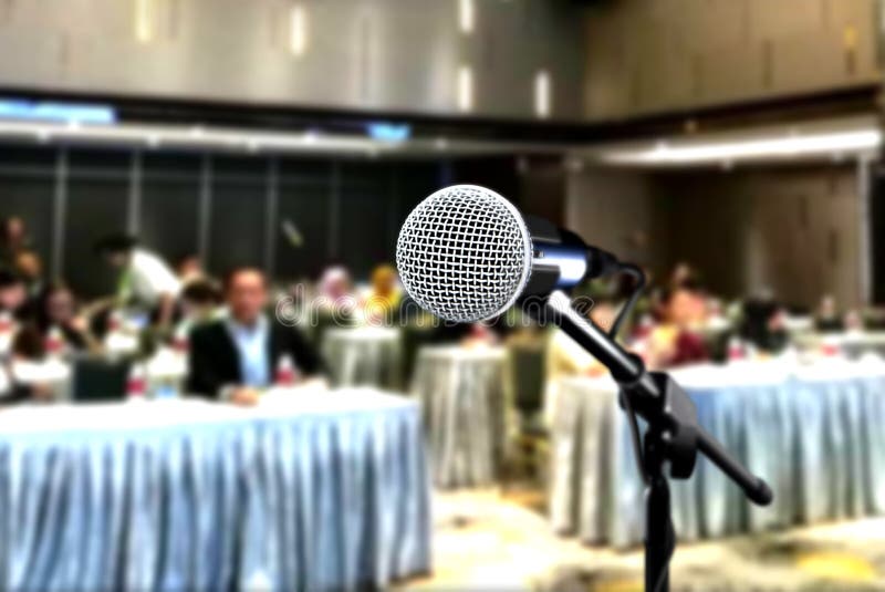 Conference hall stock image. Image of participants, microphone - 20759631