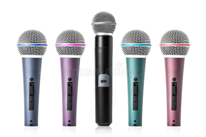 Silver-colored Microphone Picture. Image: 109908833