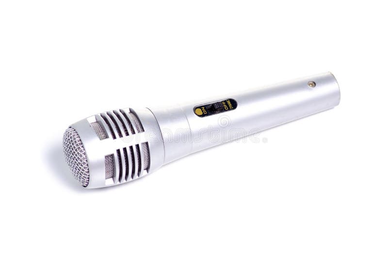 Microphone silver sound stock photo. Image of audio - 127110044