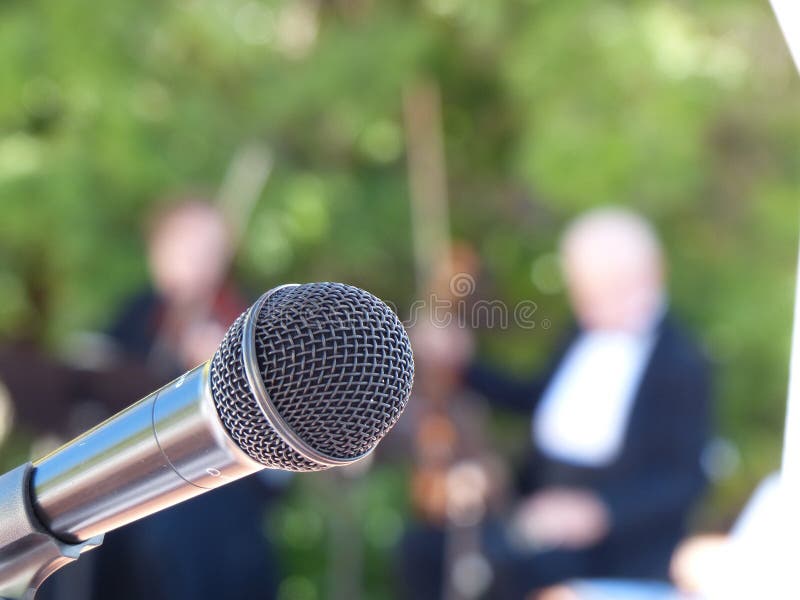 Silver-colored Microphone Picture. Image: 109908833