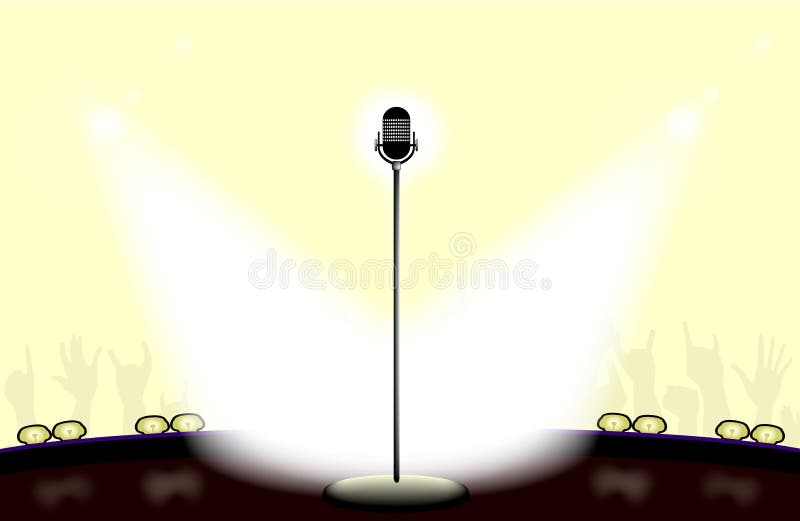Open Mic Stock Illustrations – 1,876 Open Mic Stock Illustrations ...