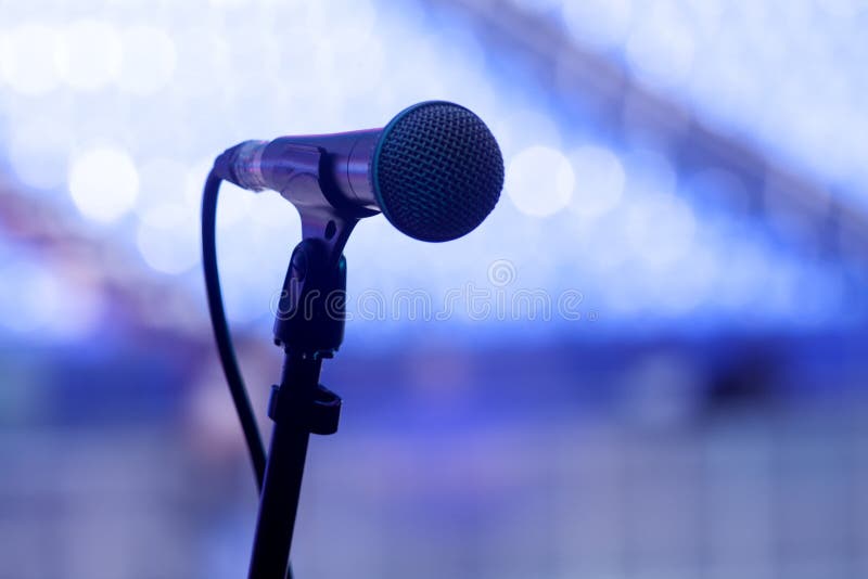 Church Microphone stock photo. Image of chapel, motivational - 9582164