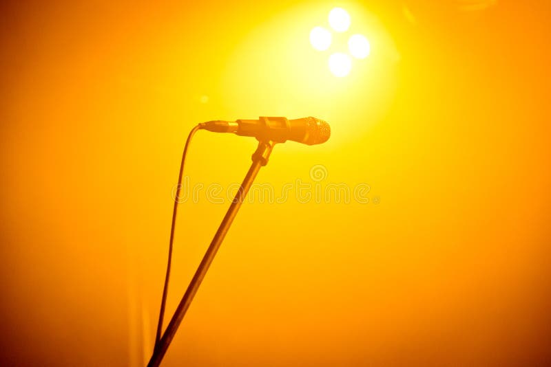 556 Microphone Orange Stage Stock Photos - Free & Royalty-Free Stock ...