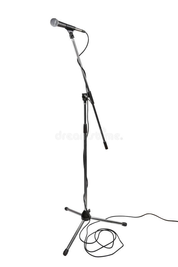 Microphone Stand stock image. Image of cable, equipment - 16936553