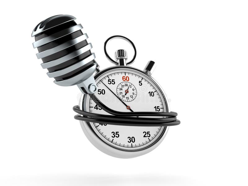 Microphone Stopwatch Stock Illustrations – 963 Microphone Stopwatch ...