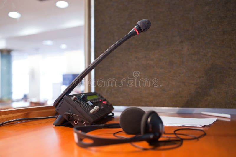 Microphone and switchboard stock image. Image of microphone - 16813969