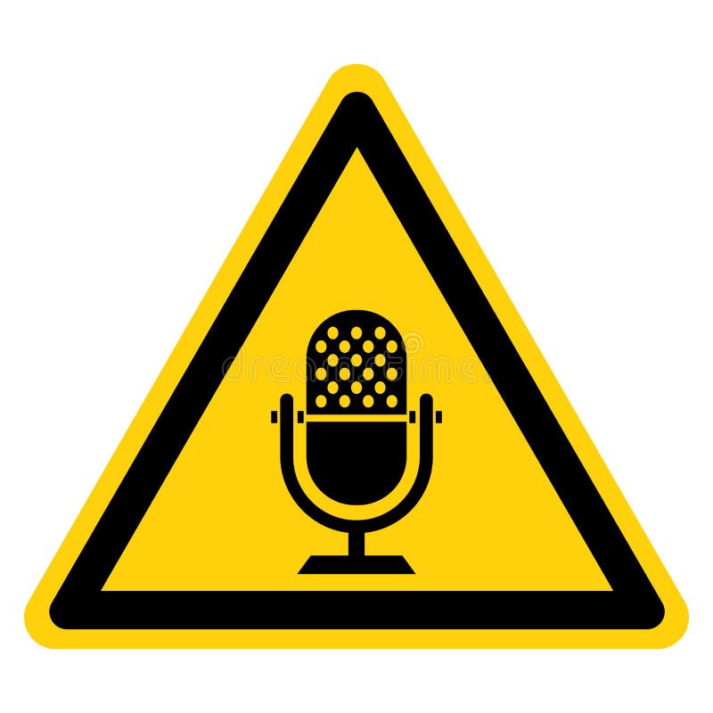 Microphone Symbol Sign,Vector Illustration, Isolate on White Background ...