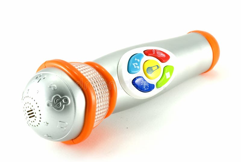 Microphone toy stock image. Image of make, musical, talk - 16066473