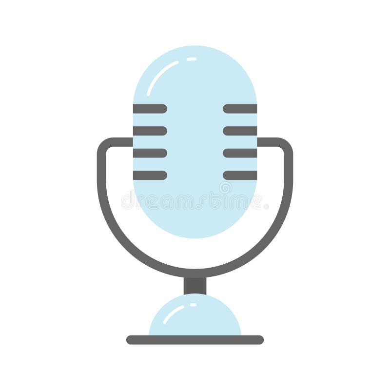Microphone Vector Design in Editable Style, Premium Icon Stock Vector ...