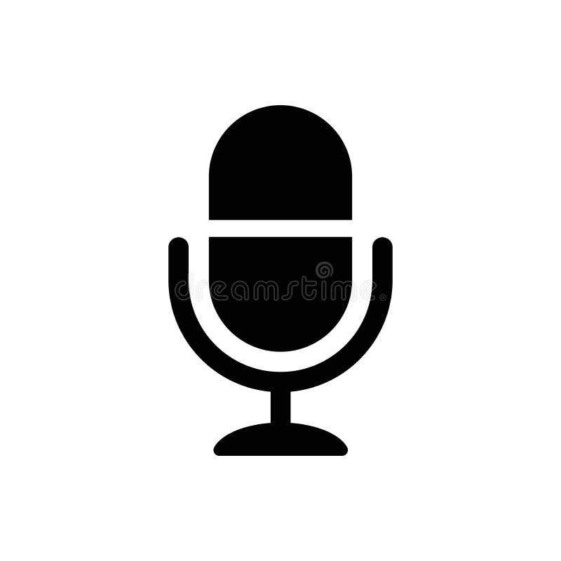 Microphone Vector Icon, Web Design Icon. Voice Vector Icon, Record ...