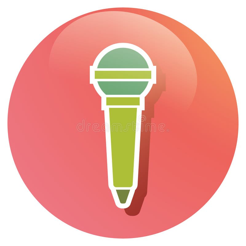 Microphone. Vector Illustration Decorative Design Stock Vector ...