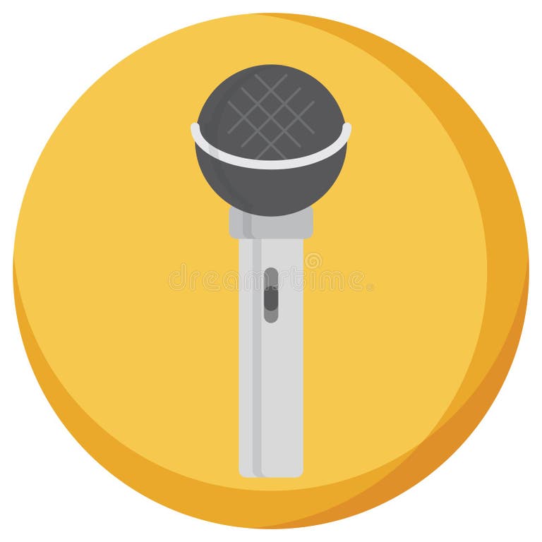 Microphone. Vector Illustration Decorative Design Stock Vector ...