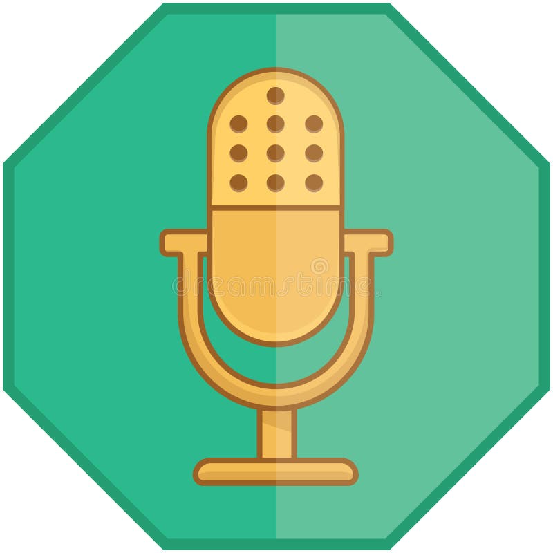 Microphone. Vector Illustration Decorative Design Stock Vector ...