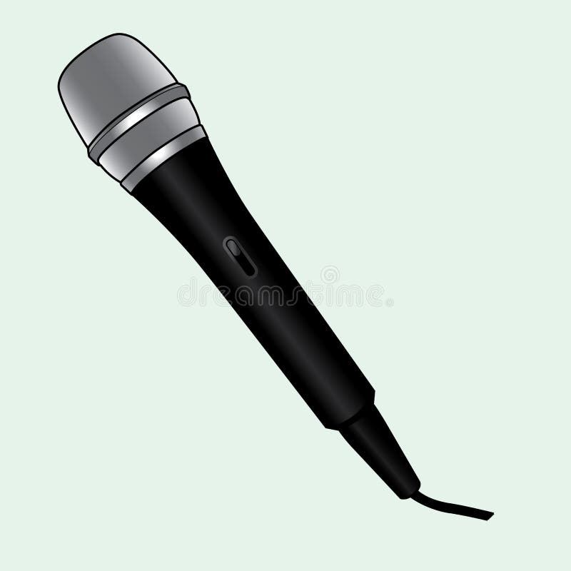 Microphone stock vector. Illustration of clip, loud, cartoon - 2323605
