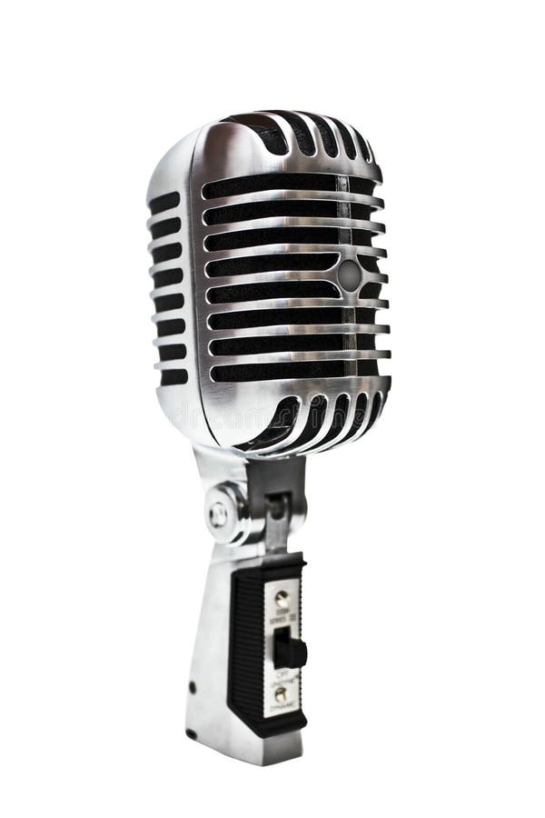 60 s microphone editorial stock image. Image of message - 806629