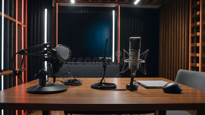Microphones, Soundproofing, and Studio Lighting in a Modern Podcast ...