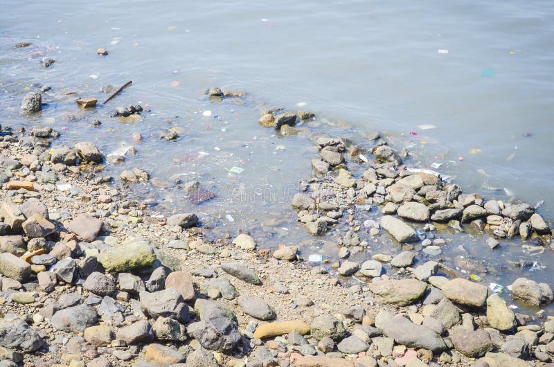 Microplastic Dissolved Plastic Particles Lying Around on the Shore ...
