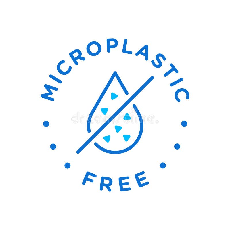 Microplastic Free Vector Icon Logo Badge Concept Design Stock Vector ...