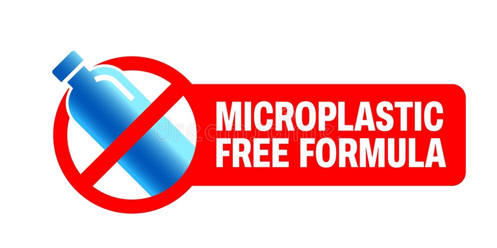 Microplastic Free Vector Icon Logo Badge Concept Design Stock Vector ...