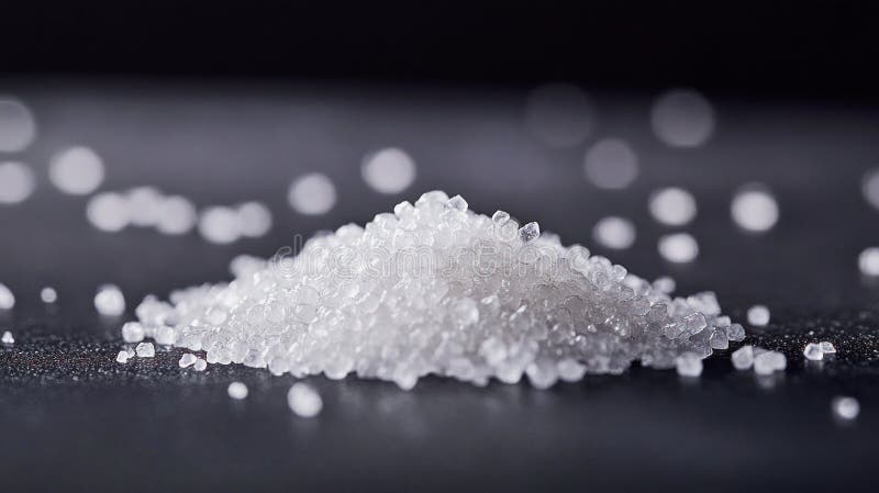 Microplastic Particles on a Dark Surface Showcase Environmental ...