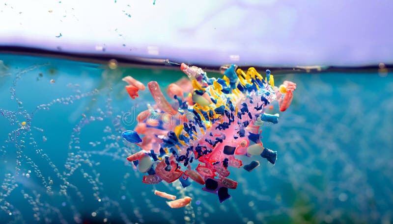 Photo of Microplastic Particle, Nurdles Pollution Isolated on White ...