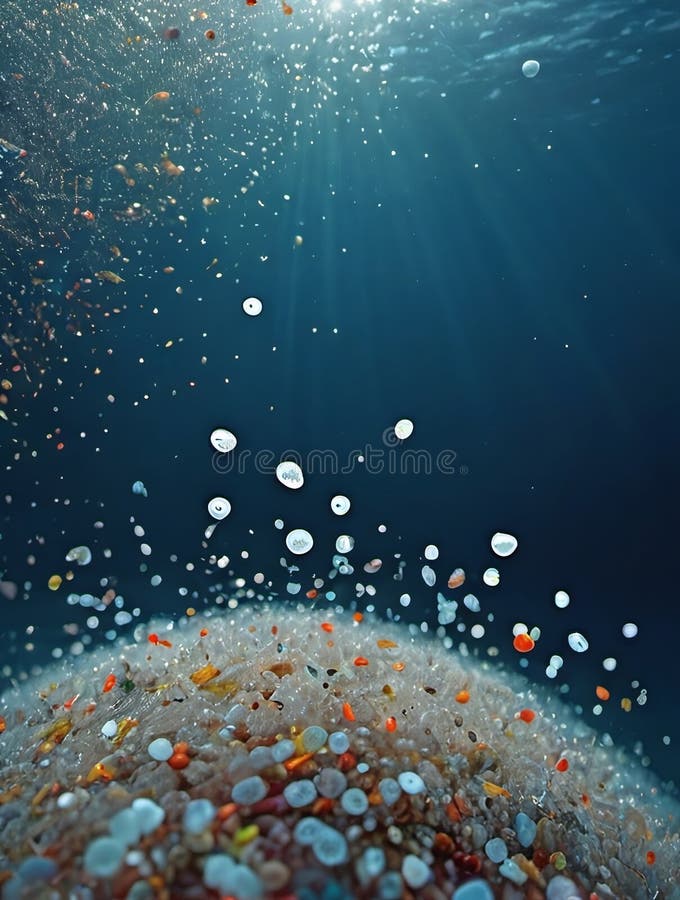 Microplastic Particles Floating in Ocean, Creating a Toxic Soup, Marine ...