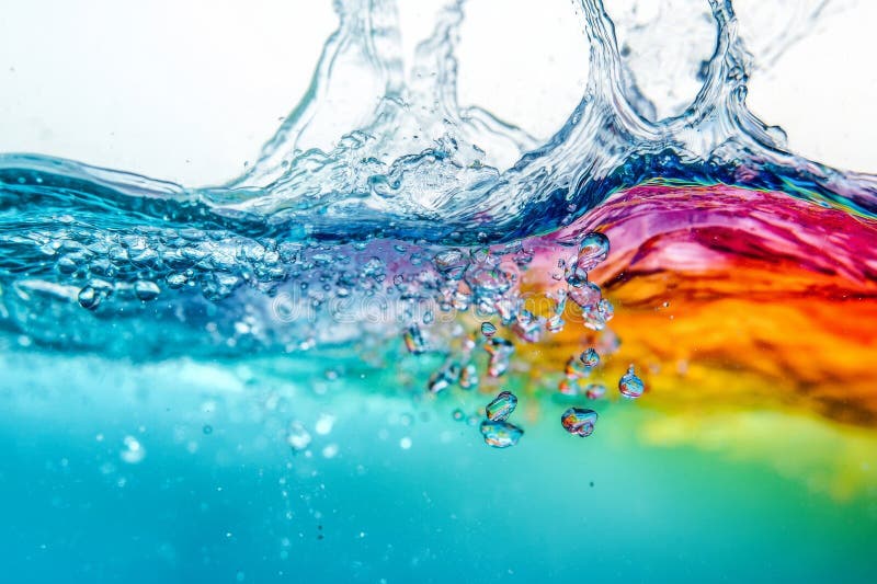 Microplastic Particles in Ocean Water, Concept of Pollution in Nature ...