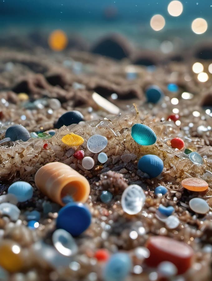 Microplastic Pollution on the Seabed, with Microplastics and Other ...