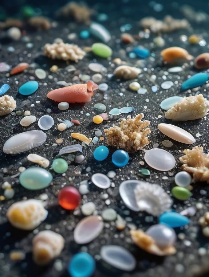 Microplastic Pollution on the Seabed, with Microplastics and Other ...