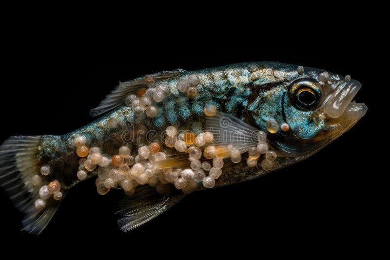 Microplastic in the Stomach of a Fish, with Undigested Food Visible ...