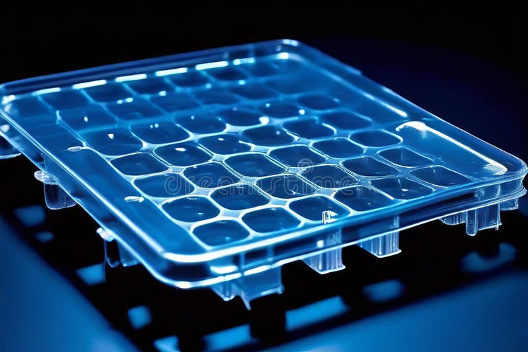 Microplate an Empty Microplate with Wells Ready for Use Stock ...