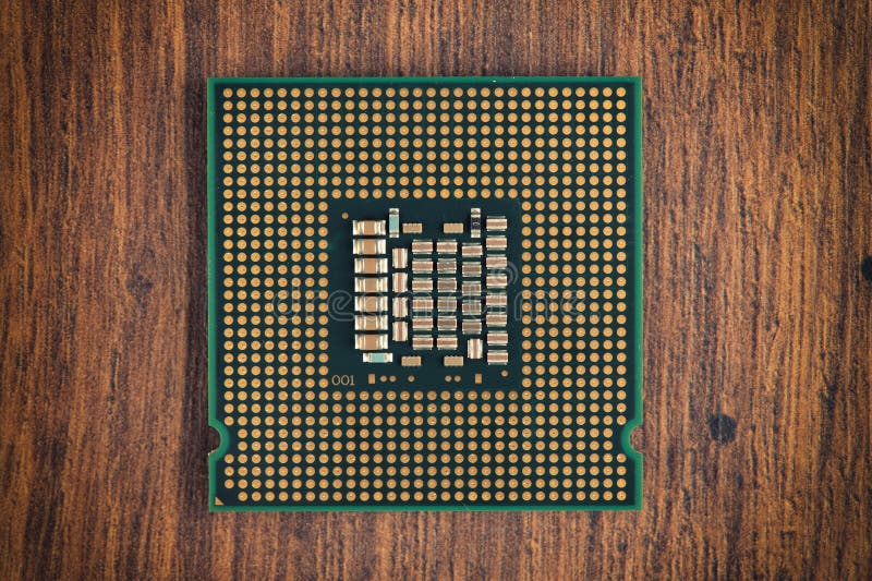 Microprocesador De La CPU Del Ordenador Foto de archivo - Imagen de ...