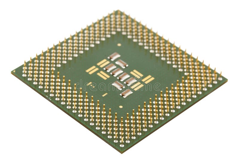 Microprocessador Para O Computador Imagem de Stock - Imagem de detalhe ...