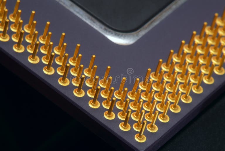 Microprocessor stock photo. Image of grey, black, circuit - 3748188