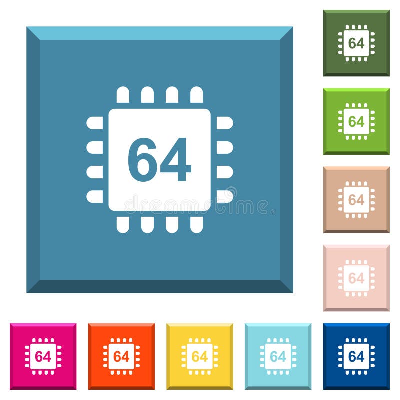 64bit Stock Illustrations – 34 64bit Stock Illustrations, Vectors ...