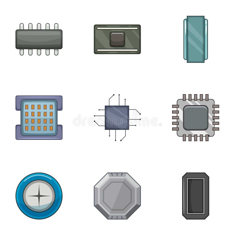 Microprocessor Icons Stock Illustrations – 1,321 Microprocessor Icons ...