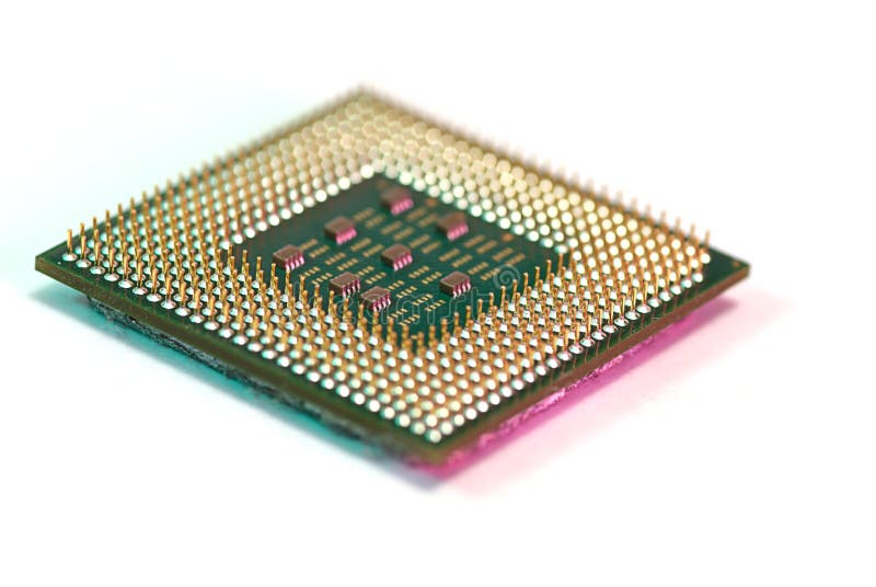 Microprocessor Computers Component Stock Image - Image of program ...