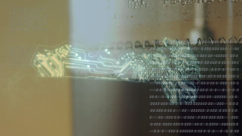 Microprocessor Connections Forming A Security Key Against Data