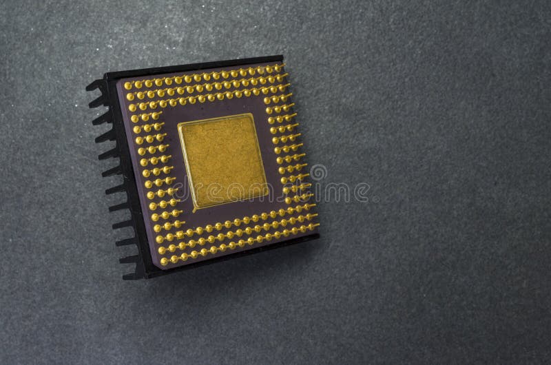 Microprocessor stock photo. Image of detail, electronic - 43277652