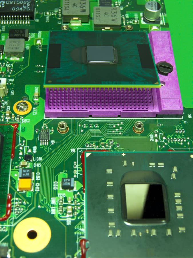 The Microprocessor and Its Socket on the Motherboard Editorial ...