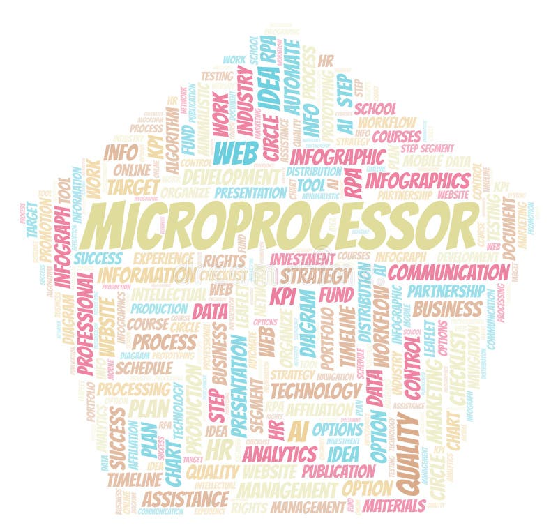 Microprocessor Bright Stock Illustrations – 450 Microprocessor Bright ...