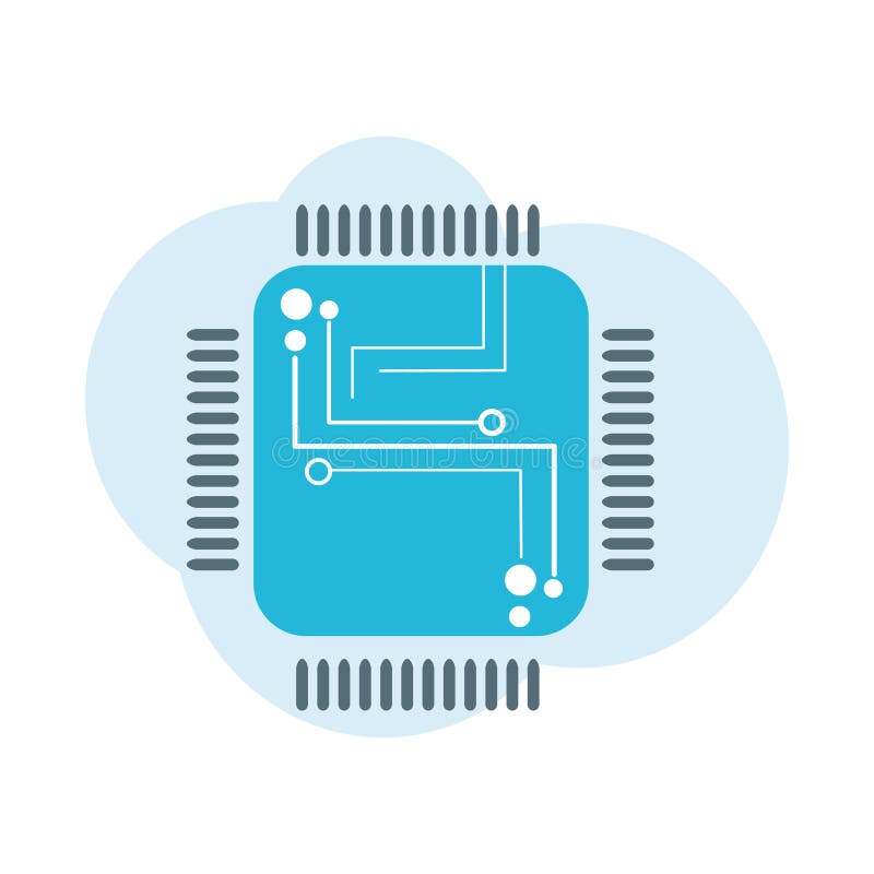 Microprocessor Vector Line Icon Stock Vector - Illustration of ... Microprocessor Vector Line Icon Stock Vector - Illustration of ...