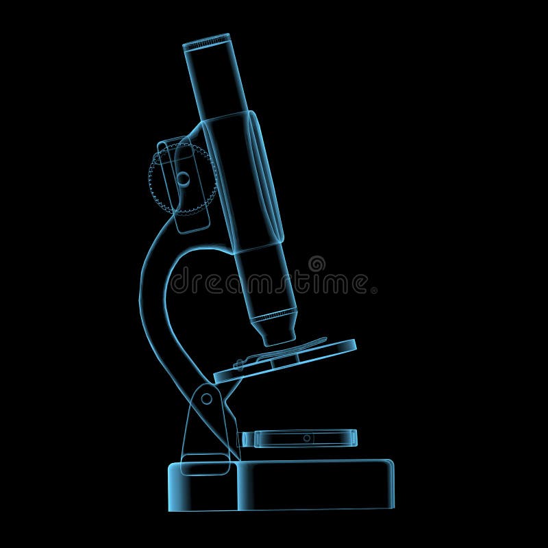 Microscope drawing stock vector. Illustration of magnifying - 22416984