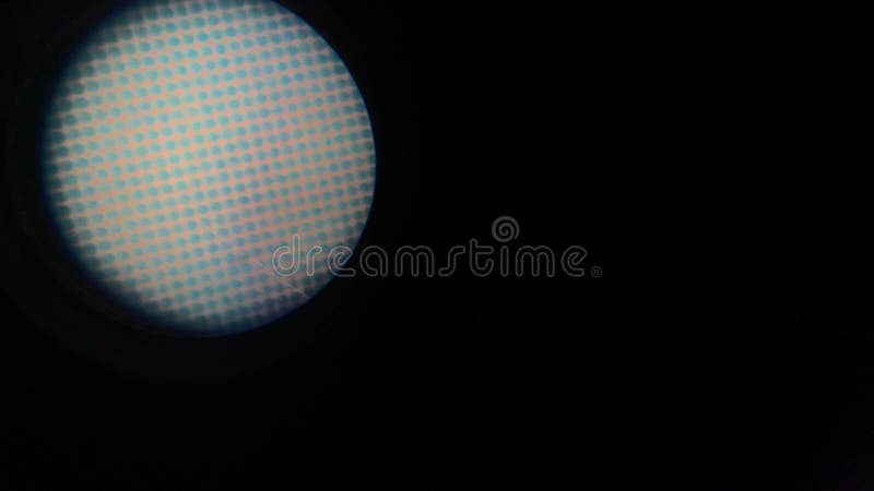 Microscope Adjusting Focus Orb Planet Circle Checker Pattern Stock ...