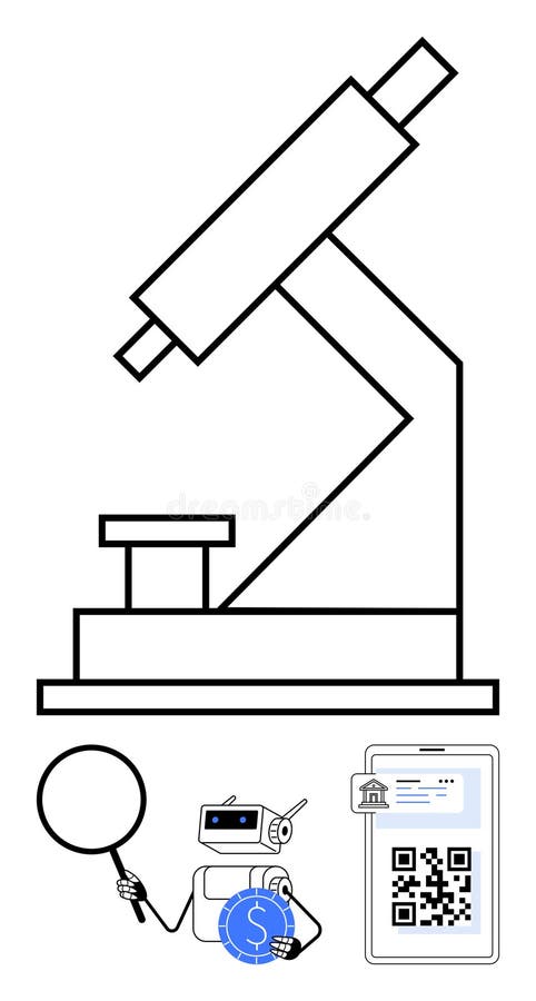Code Microscope Stock Illustrations – 2,578 Code Microscope Stock ...