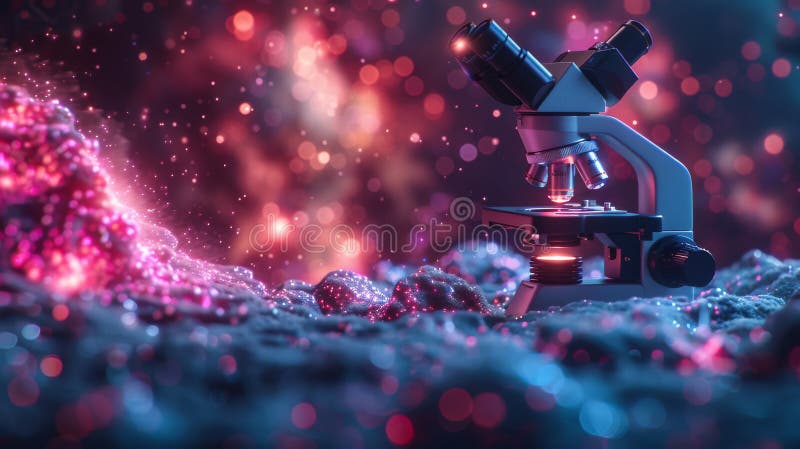 Microscope that Allows You To Explore Atoms Using Starlight Stock Photo ...